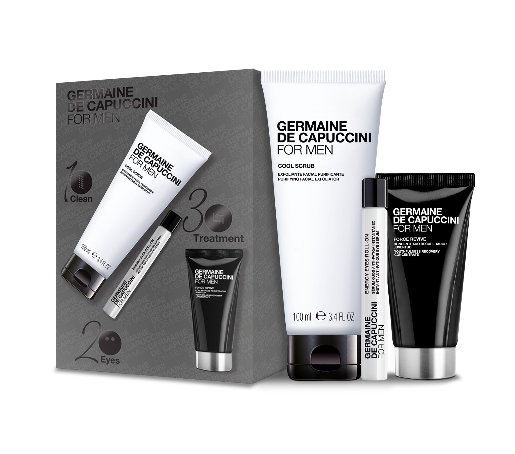 GDC For Men Line - Anti-Oxidizing Skin Care Set – Germaine de Capuccini ...